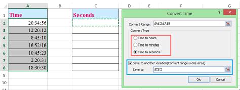 how to convert seconds to time hh mm ss or vice versa in excel