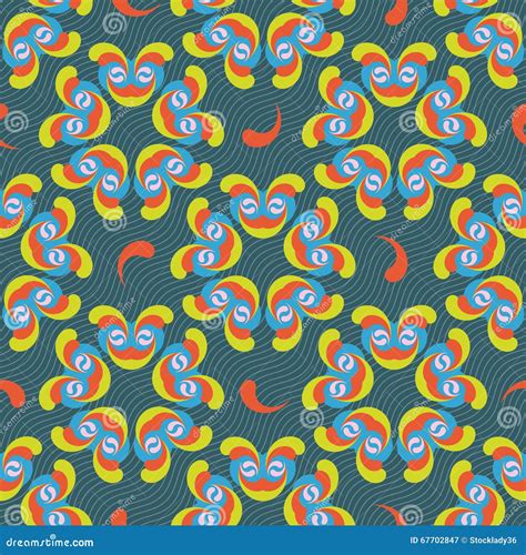 Seamless Ornament Pattern Vector Tile Stock Vector Illustration Of Ceramic Fresco 67702847