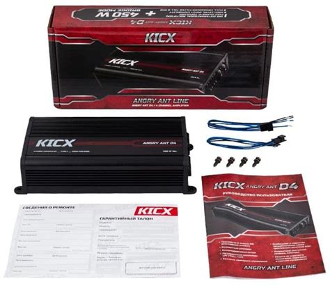 ᐉ Пісилювач Kicx Angry Ant D4 • Краща ціна в Києві, Україні • Купити в ...