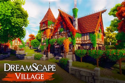 dreamscape village stylized fantasy open world unityhub pro