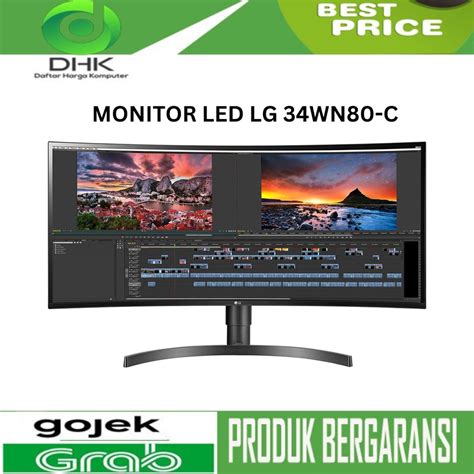 Jual Monitor Led Lg Wn C Ultrawide Curved Wqhd Ips Hdr Shopee Indonesia