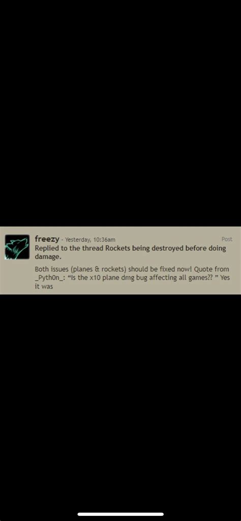 Plane Bug Got Fixed Rcallofwar