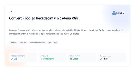 Conversión De Hexadecimal A Rgb Javascript Manipulación De Colores