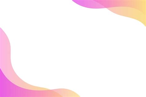 Free Psd Gradient Wavy Border Design