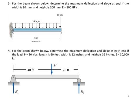 [solved] 3 for the beam shown below determine the maximu