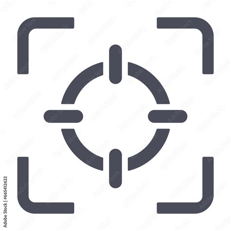 Capture Icon Center Focus Symbol Scan Qr Code Icon Auto Focus Icon