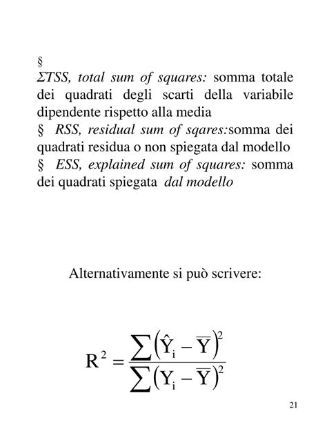 Ppt Modello Di Regressione Lineare Multipla Powerpoint Presentation