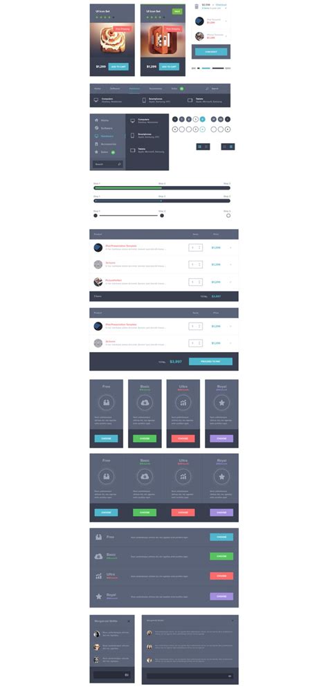 ui kit dark