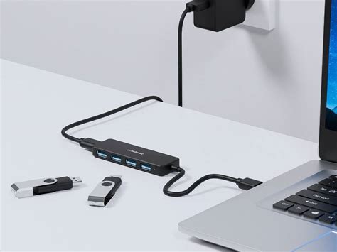 Mbeat Port Usb Hub With Usb C Dc Power Usb Travel Hub Mbeat