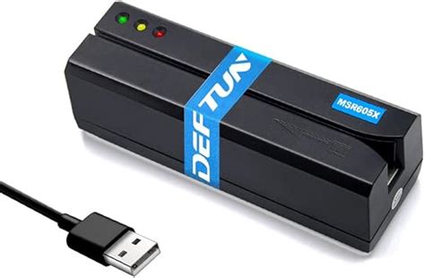 Deftun Card Reader Writer Usb Swipe Encoder 3 Tracks