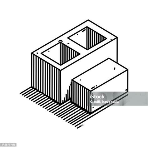 벽돌 선 아이콘 스케치 디자인 픽셀 완벽 편집 가능한 획 건축 시멘트 벽돌 벽 거친에 대한 스톡 벡터 아트 및 기타 이미지 거친 건물 외관 건물 정면 Istock