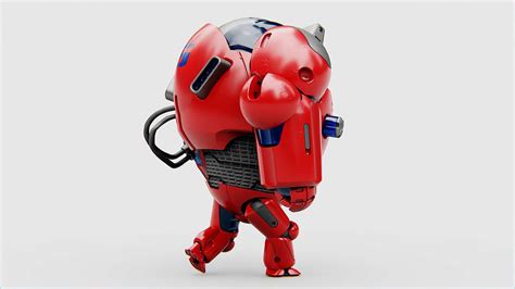 Astronaut Bot Rigged For Unreal Engine Unity Mixamo Cgtrader