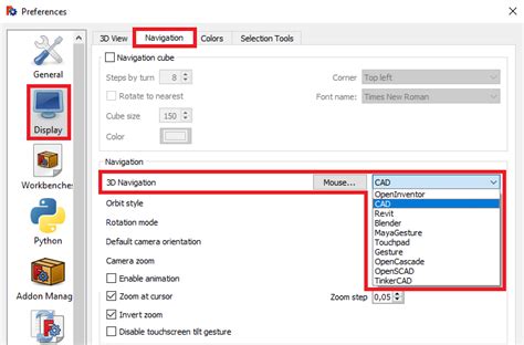 File Style Of Navigation Menu Png Freecad Documentation