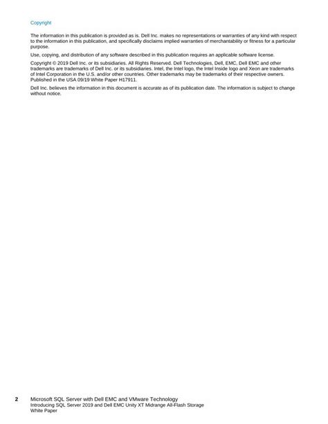 Pdf Microsoft Sql Server With Dell Emc And Vmware Technologythe Sql Server Platform Has