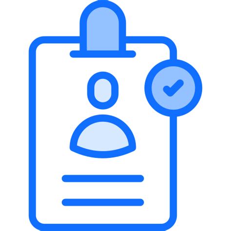 authentication generic blue icon
