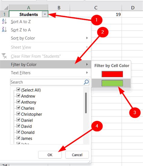 How To Count Colored Cells In MS Excel OfficeBeginner