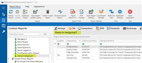 How To Run Reports Documentation Ad Reports Maxpowersoft
