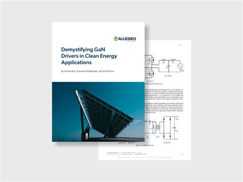 The Rise Of Gan Power Devices In Clean Energy Applications Whitepaper Allegro Microsystems