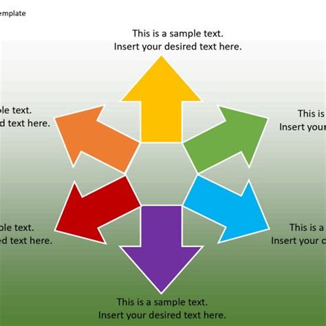 6 Step Business Process With Arrows For PowerPoint Slidevilla