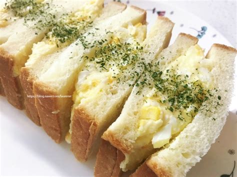 으깬 감자계란 샌드위치