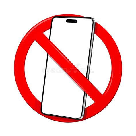 Mobile Phone Not Allowed Icon Stock Illustrations 1180 Mobile Phone Not Allowed Icon Stock