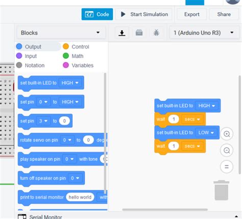 réalisation du premier programme [initiation arduino et mblock ]