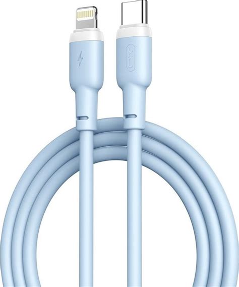 XO XO Kabel NB208A PD USB C Lightning 1 0m 20W Niebieski Kabel USB Morele Net