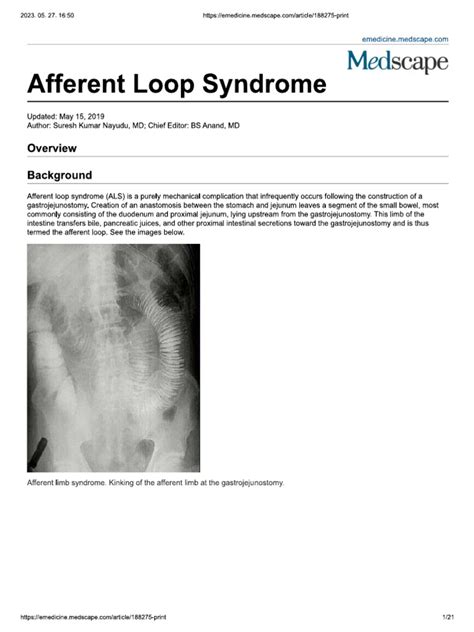 Afferent Loop Syndrome Pdf