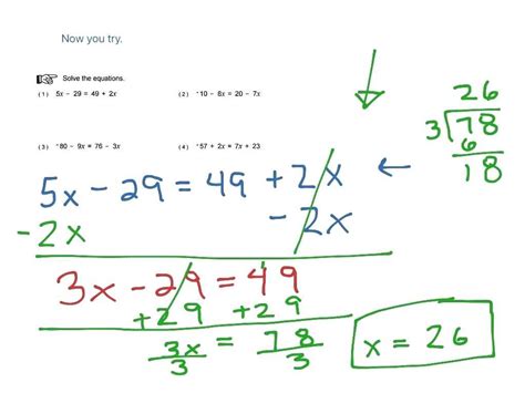 Solving For Variables Worksheet Course Chapter Equations Db Excel Com
