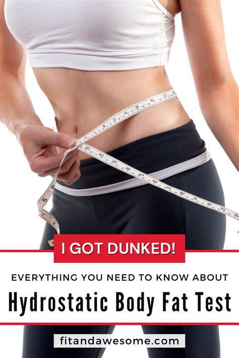 I Got Dunked My First Hydrostatic Body Fat Test
