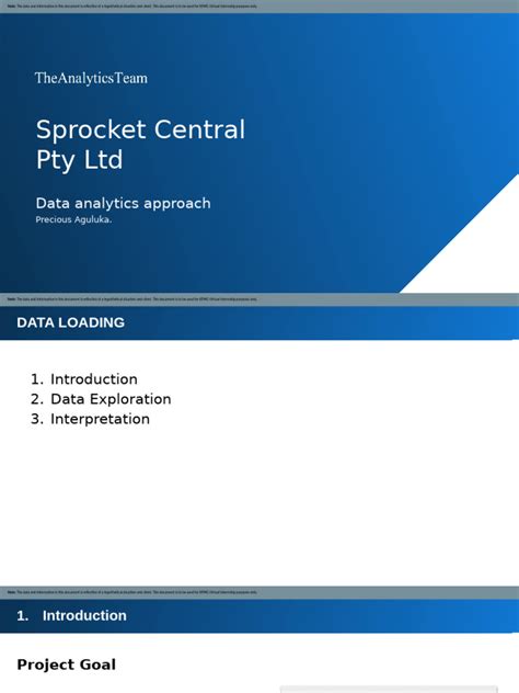 Sprocket Analysis Powerpoint Pdf Information Applied Mathematics