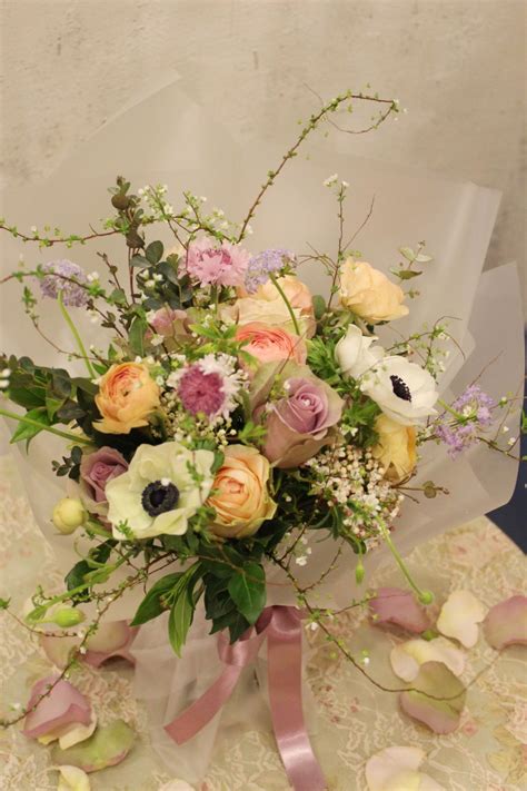 봄꽃다발 만들기 메리스 플라워스쿨 취미반 플라워클래스 네이버 블로그