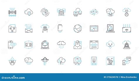 3d Modelling Linear Icons Set Rendering Sculpting Texturing Animation Modeling Rigging