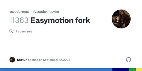 easymotion fork · issue 363 · vscode neovim vscode neovim · github
