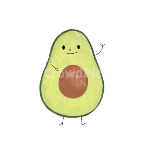 아보카도 야채 채소 캐릭터 아보카도캐릭터 사진이미지일러스트캘리그라피 Raoni작가