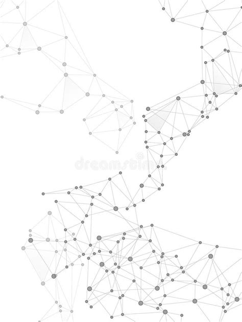 Gometric Plexus Structure Cybernetic Concept Stock Vector Illustration Of Connection
