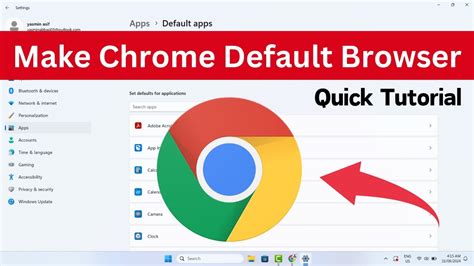 How To Make Google Chrome Default Browser In Windows 11 | Set Default Browser Chrome (Easy Way ...