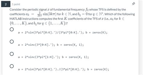 Solved N Point Consider The Periodic Signal Of Chegg