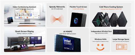 Amazon Com AtomMan X7 Ti Mini PC Intel Core Ultra 9 Processor 185H 16T 22C Up To 5 1GHz With