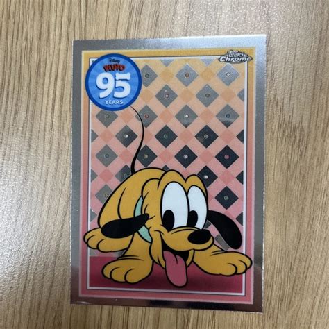Topps 2025 Disney Chrome Pluto 95 Years Insert Card Pl 2 £329