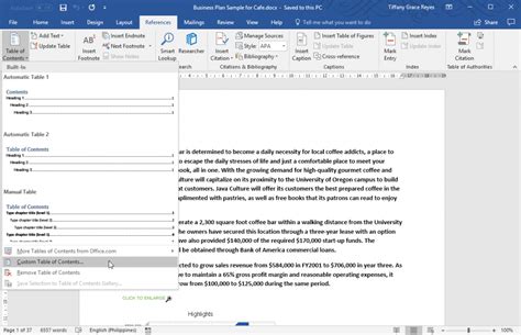How To Customize Heading Levels For Table Of Contents In Word