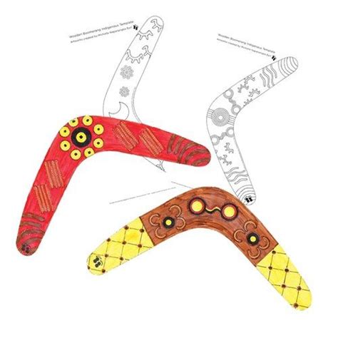 Small Boomerangs And Indigenous Templates Kit
