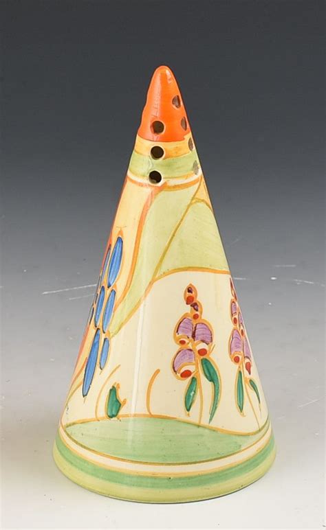 Clarice Cliff Windbells Conical Sugar Shaker C 1933