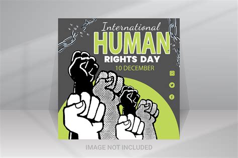 Social Banner For Human Rights Day Graphic By Vmsit · Creative Fabrica