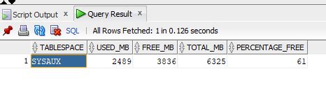 How To Reclaim Unused Space In SYSAUX Tablespace In Oracle Stack Overflow