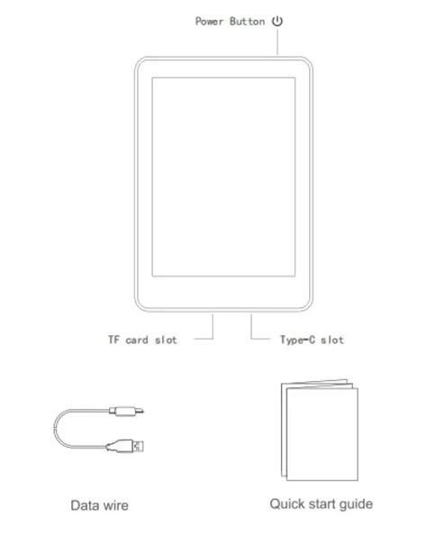 meebook m6 ultra compact drm free ereader user manual