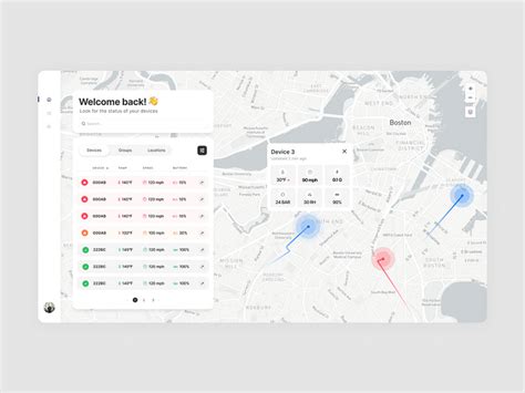 Home For Device Tracking Ui By Pierina Fiorentini On Dribbble