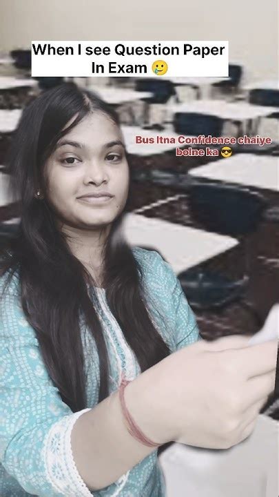 Me When I See Question Paper In Exam 🥲 Shorts Relatable