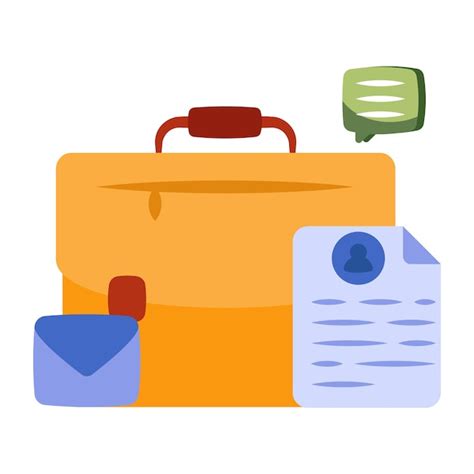 Premium Vector Trendy Vector Design Of Job Portfolio