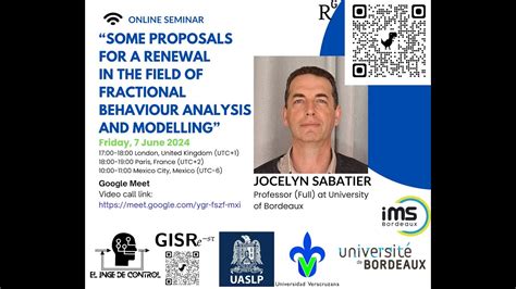 Some Proposals For A Renewal In The Field Of Fractional Behaviour Analysis And Modelling Youtube